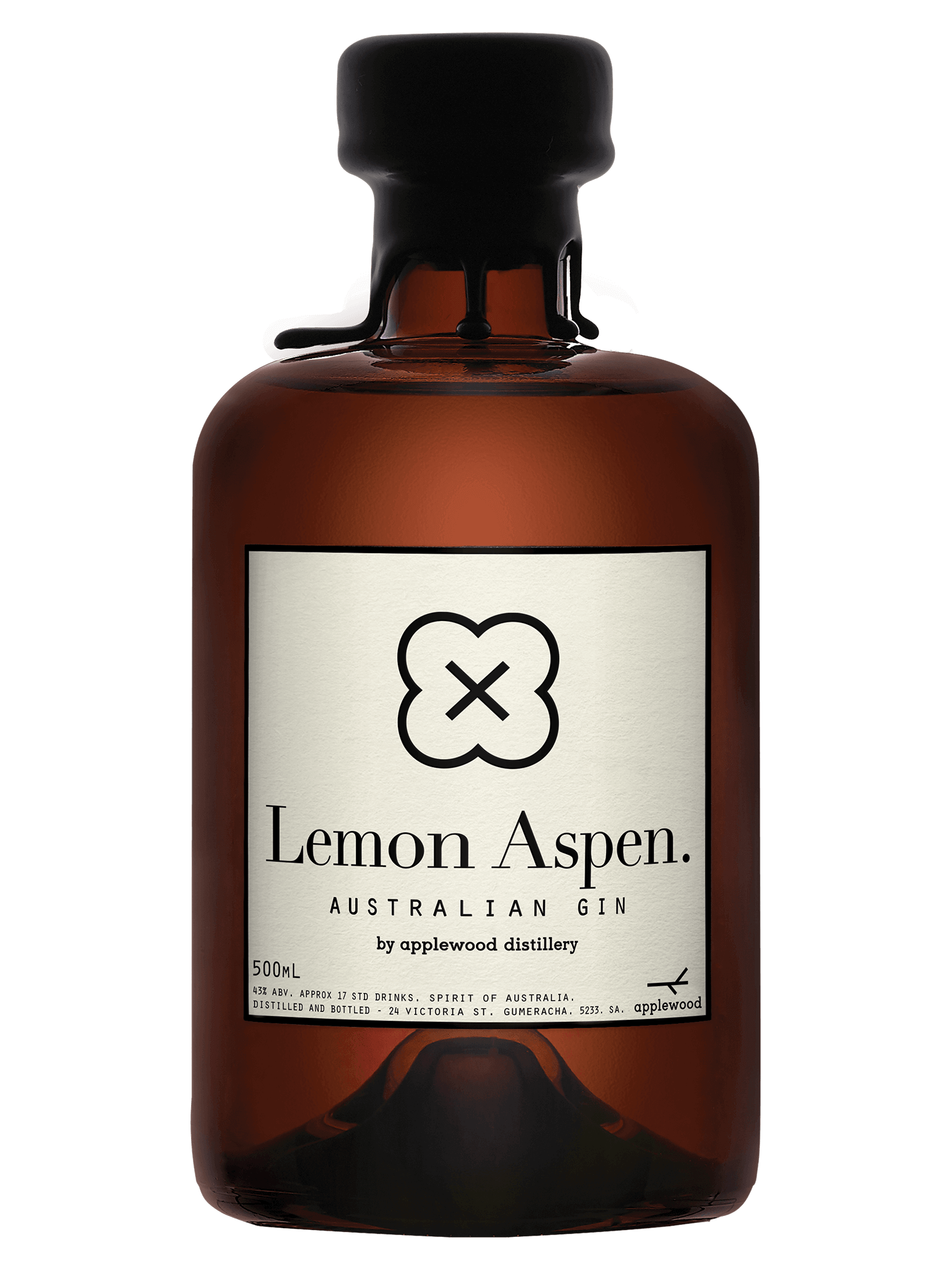 Lemon Aspen Gin 500ml – Applewood Distillery